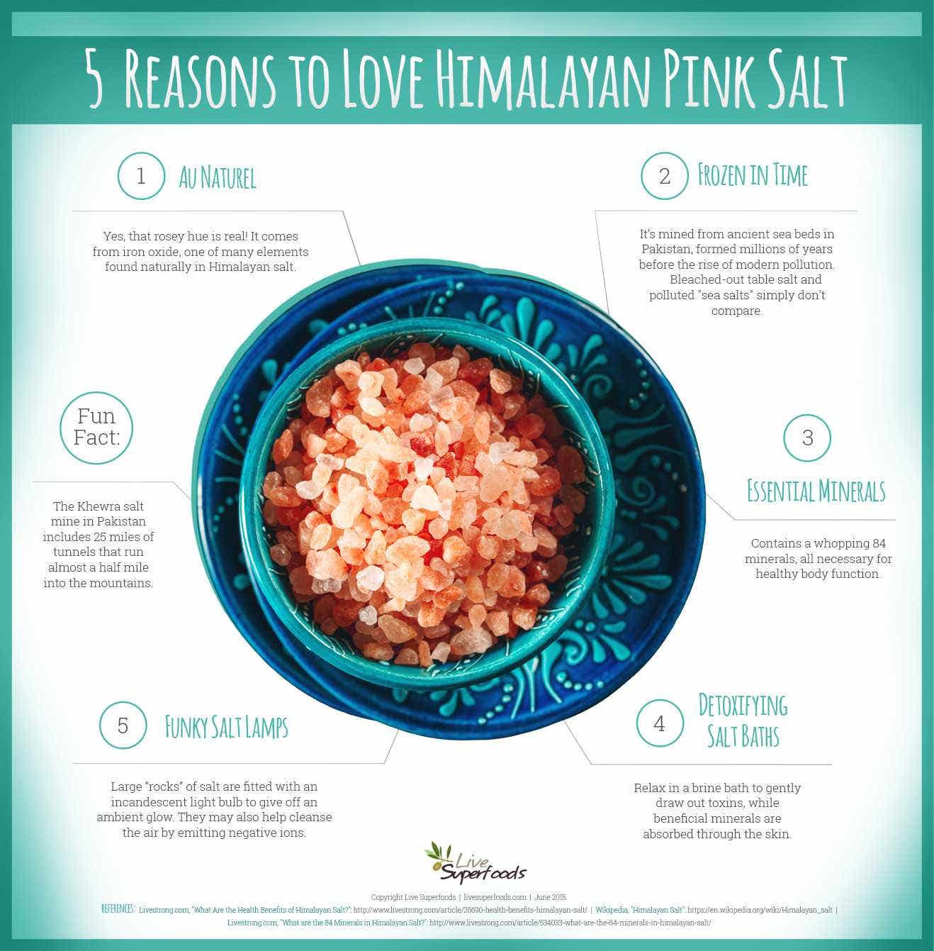 5 Reasons to Love Himalayan Pink Salt [Infographic] – Healthy Goods